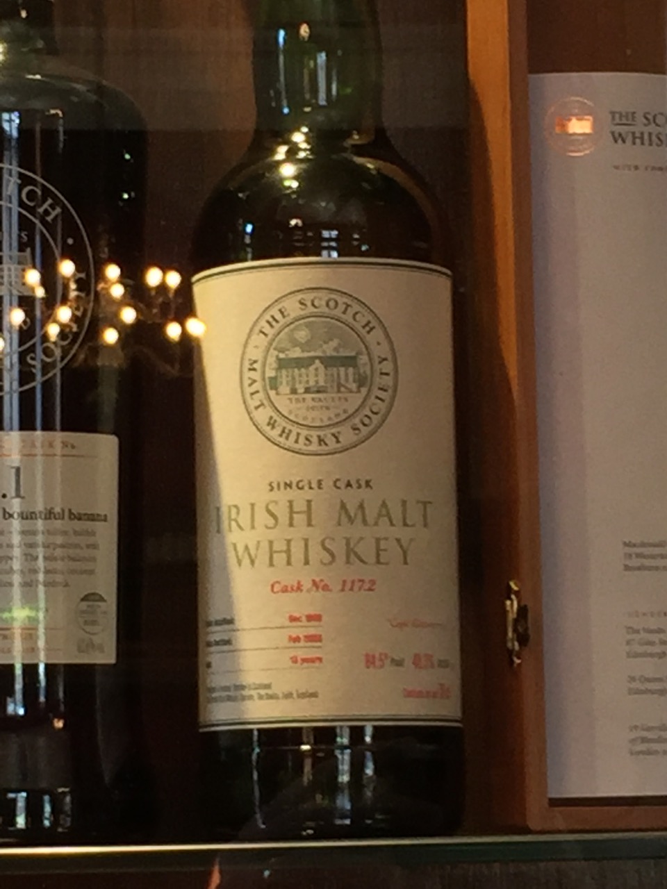 A visit to the SMWS Vaults, Leith in Edinburgh with Gregor, GM