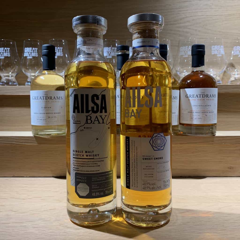 Ailsa Bay Release 1.2 Single Malt Whisky Review - GreatDrams