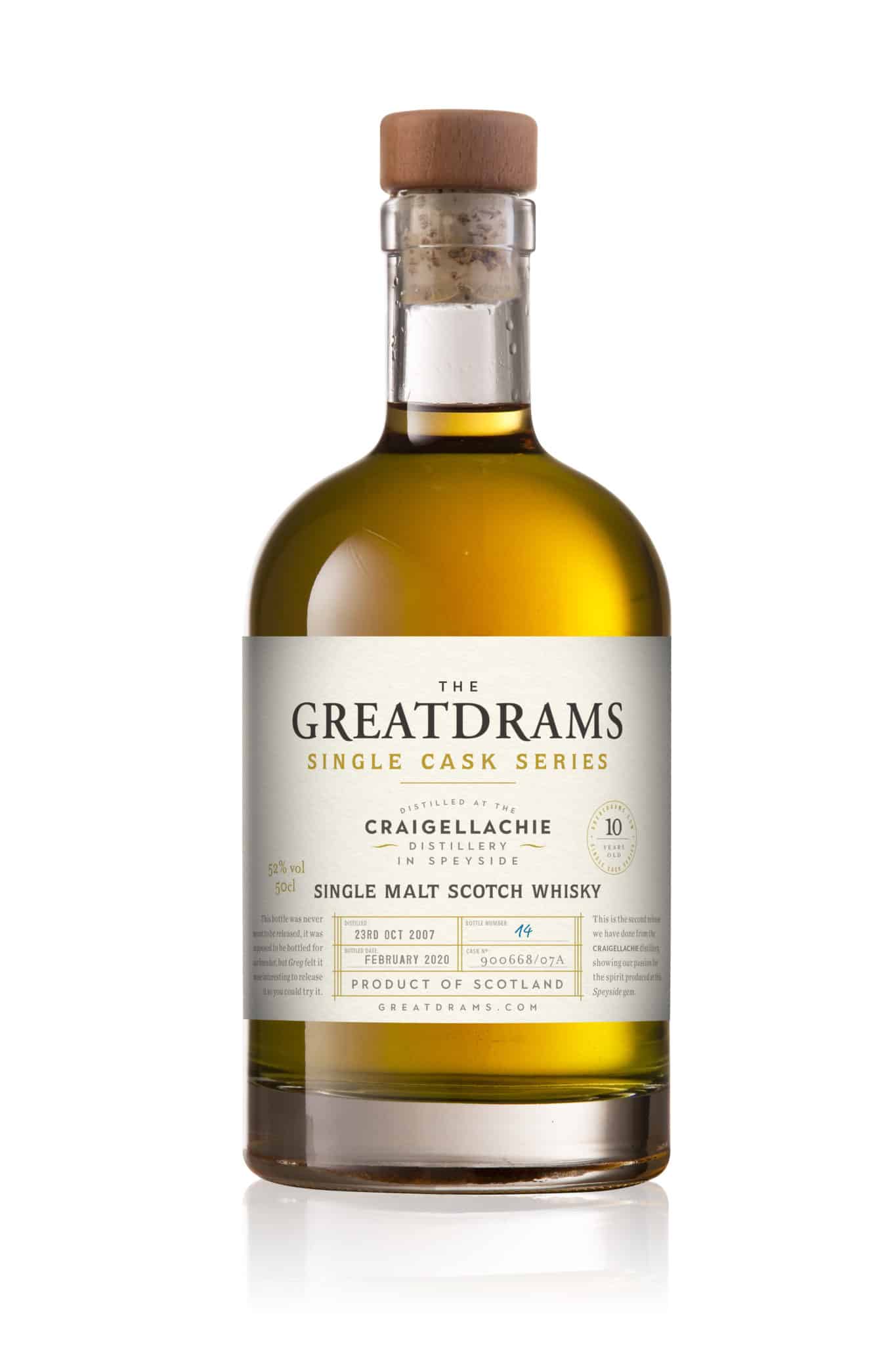 Craigellachie 10 Year Old Single Cask Single Malt Scotch Whisky ...