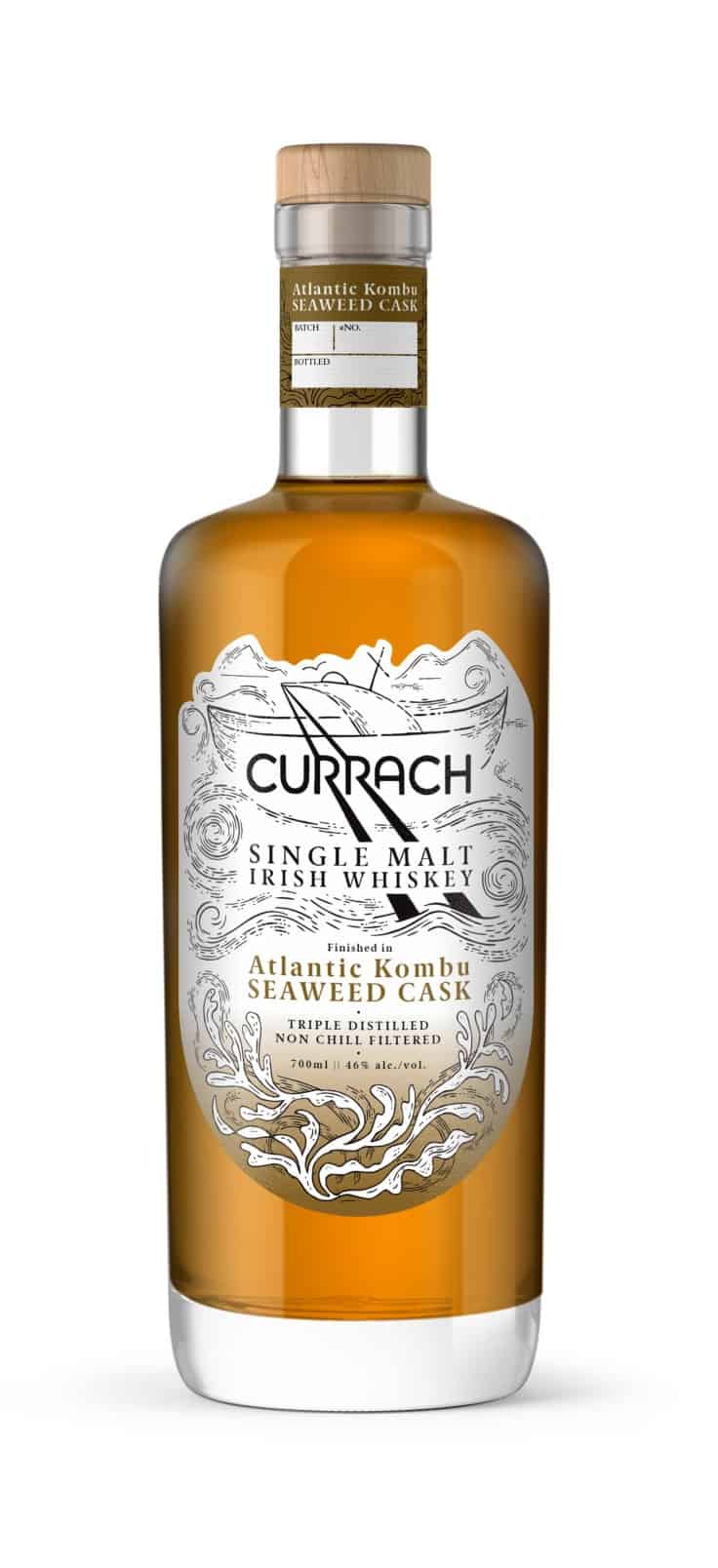 Currach Irish Whisky Atlantic Kombu Seaweed Charred Cask Matured