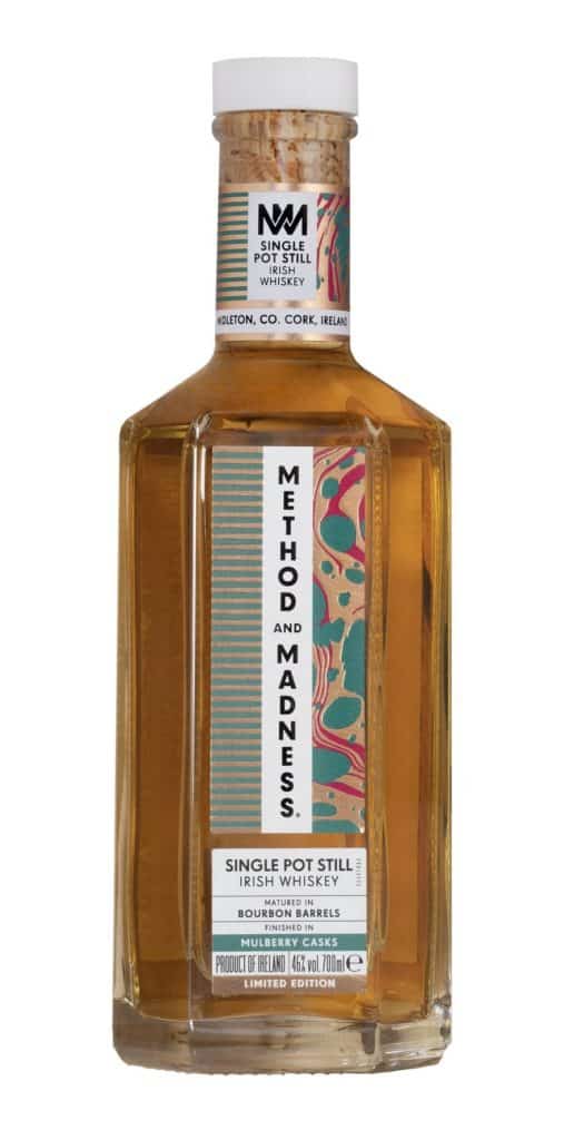 Method and Madness Mulberry Wood Finished Single Pot Still Irish Whiskey