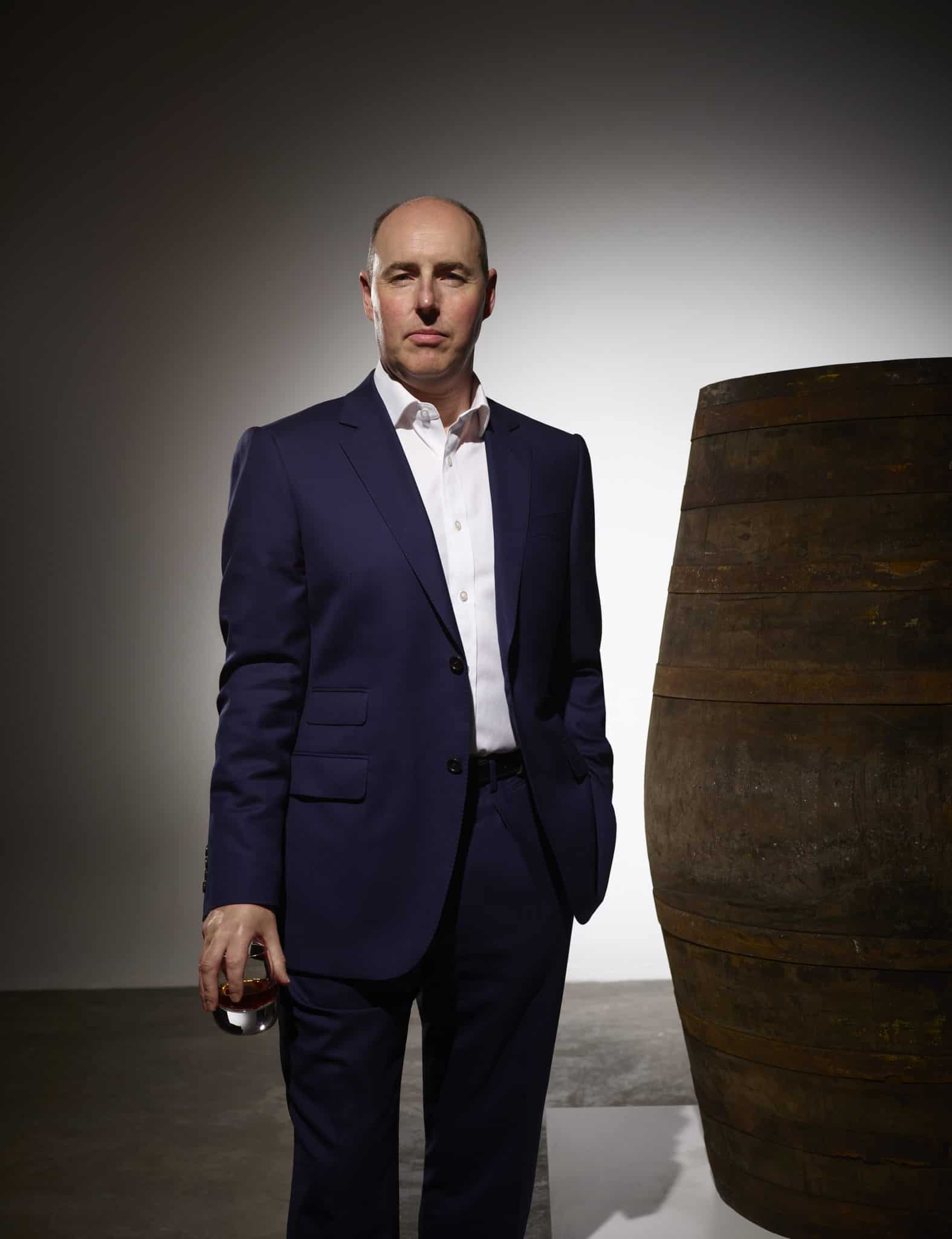 Stephen Rankin, Director of Prestige, Gordon & MacPhail with cask 340 ...